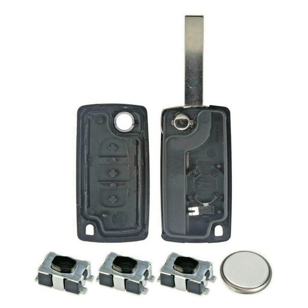 3 Button Remote Key Fob Case Repair Kit for Citroen Dispatch Peugeot ...