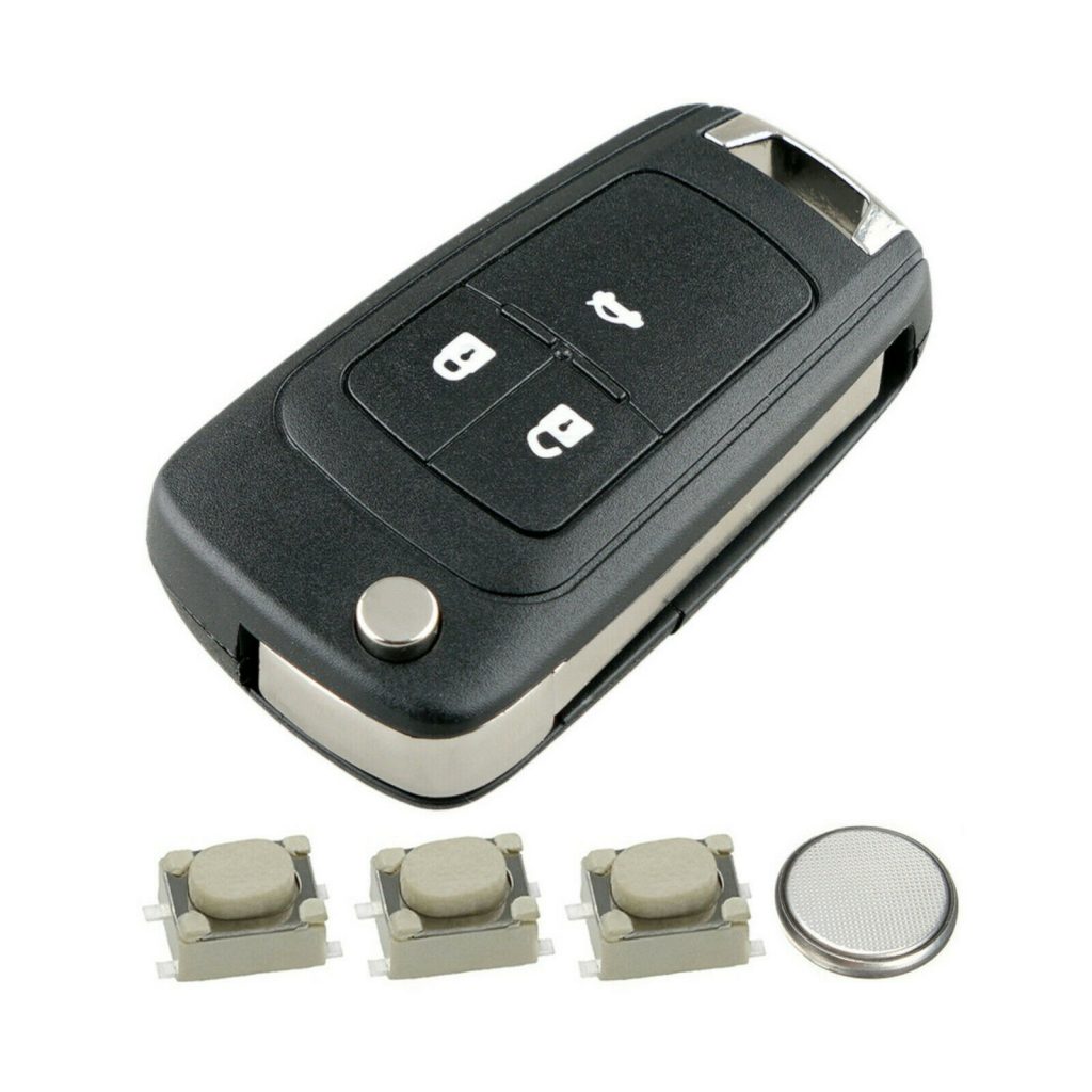 3 Button Remote Key Fob Case Repair Kit for Vauxhall Opel Astra J ...