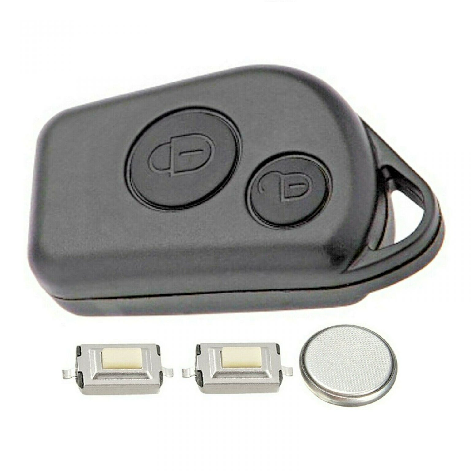 2 Button Remote Key Fob Case Logo Repair Kit for Citroen Berlingo Xsara ...