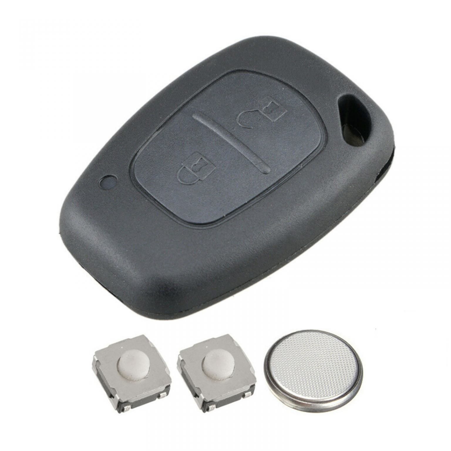 2 Button Remote Car Key Fob Case Repair Kit for Renault Clio Master ...