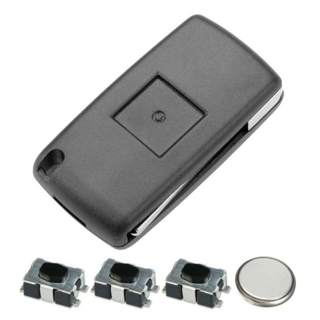 3 Button Light Remote Flip Key Fob Case Repair Kit Logo for Citroen C4 ...