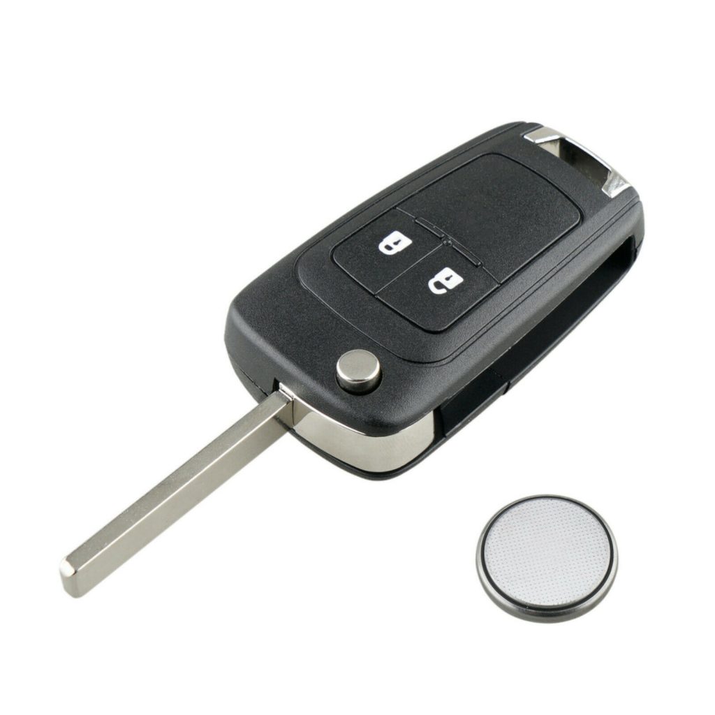 2 Button Remote Car Key Fob Case w/ Battery for Vauxhall Opel Zafira ...