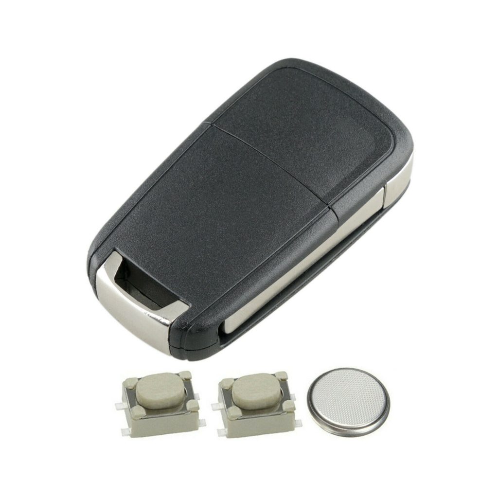 2 Button Car Key Fob Remote Case Repair Kit for Vauxhall Opel Corsa D ...
