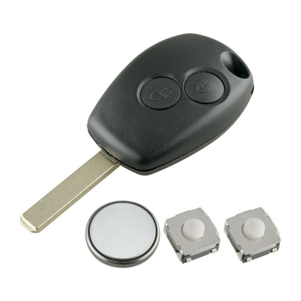 2 Button Remote Key Fob Case Repair Kit For Renault Traffic Clio Master ...