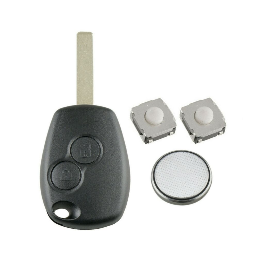 2 Button Remote Key Fob Case Repair Kit For Renault Traffic Clio Master ...